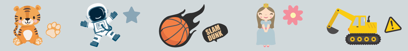 Door Stickers | Personalized wall decals with name | Teddylabels