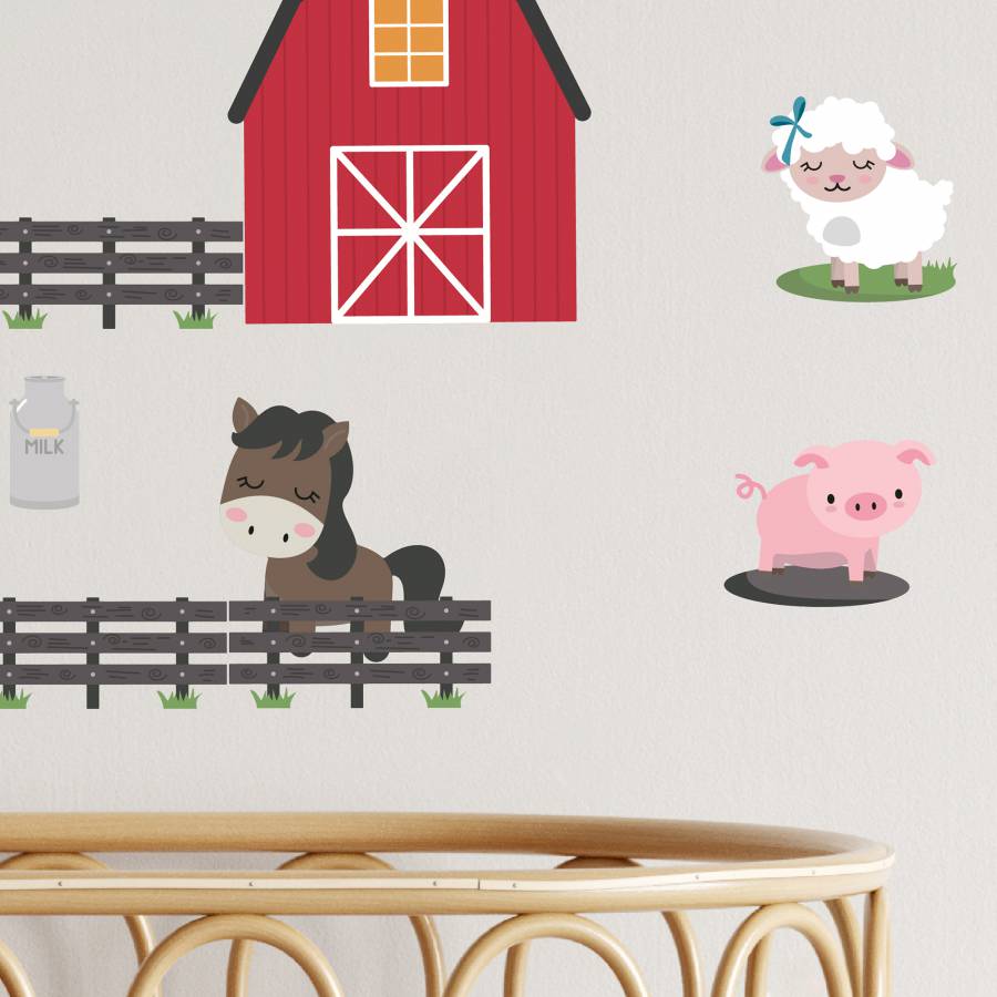 Wall Decals Farm Life - Easy To Attach
