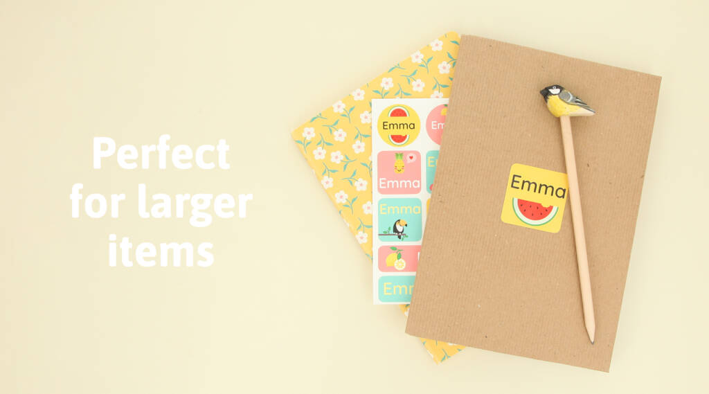 Stick On Name Labels and Iron On Labels