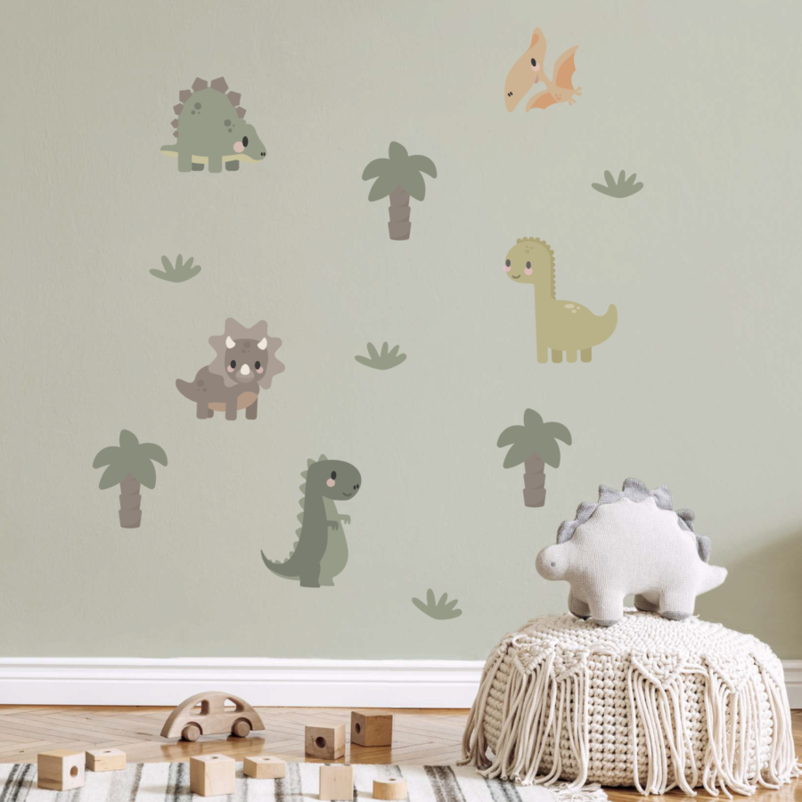 Wall Decals with Dinosaurs | Wallstickers for the Children's Room