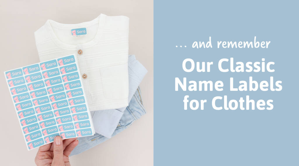 Camp Labels: Keep Your Kids' Belongings Organized | Teddylabels