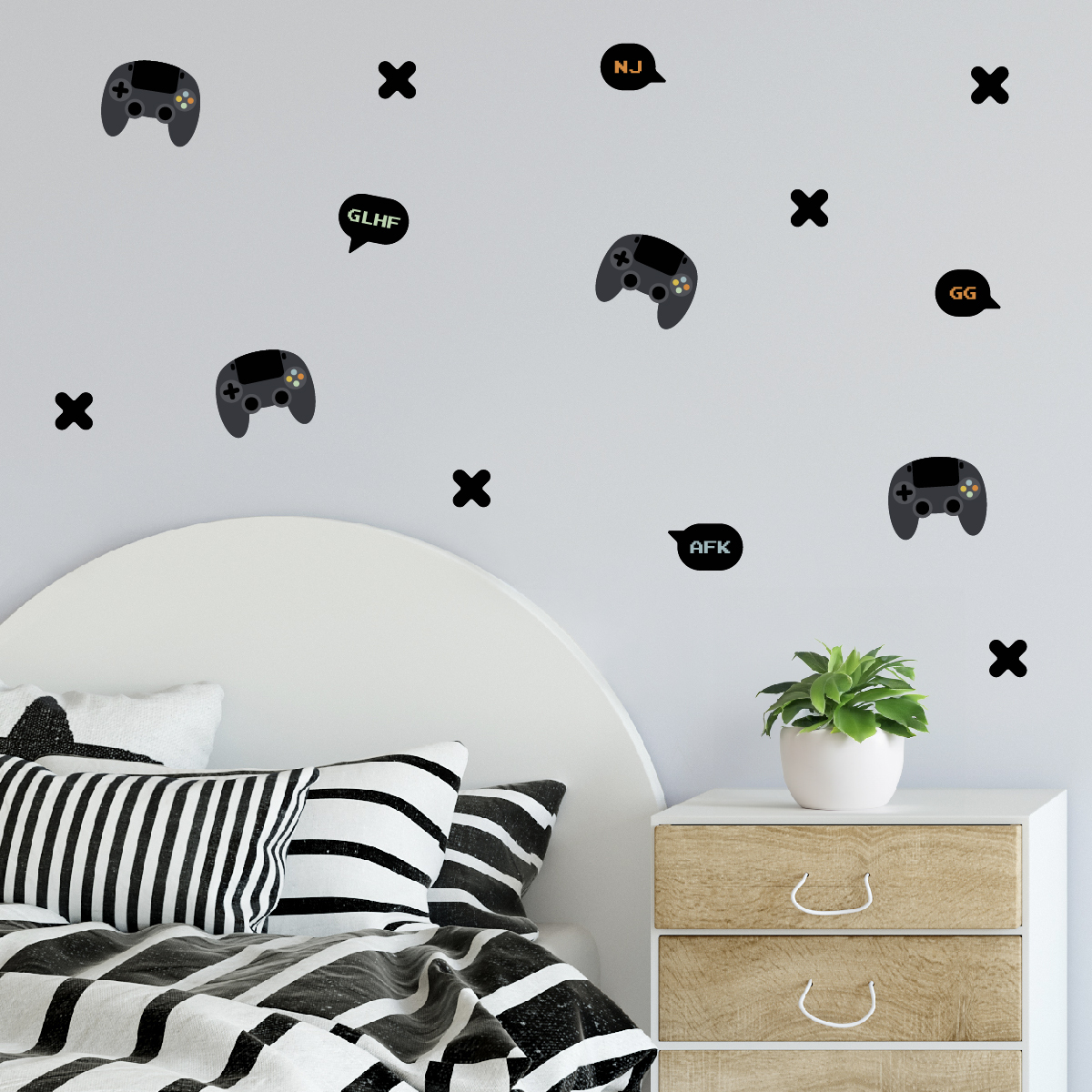 Gaming Controllers Wall Decals | Wall Stickers for the Kids' Room