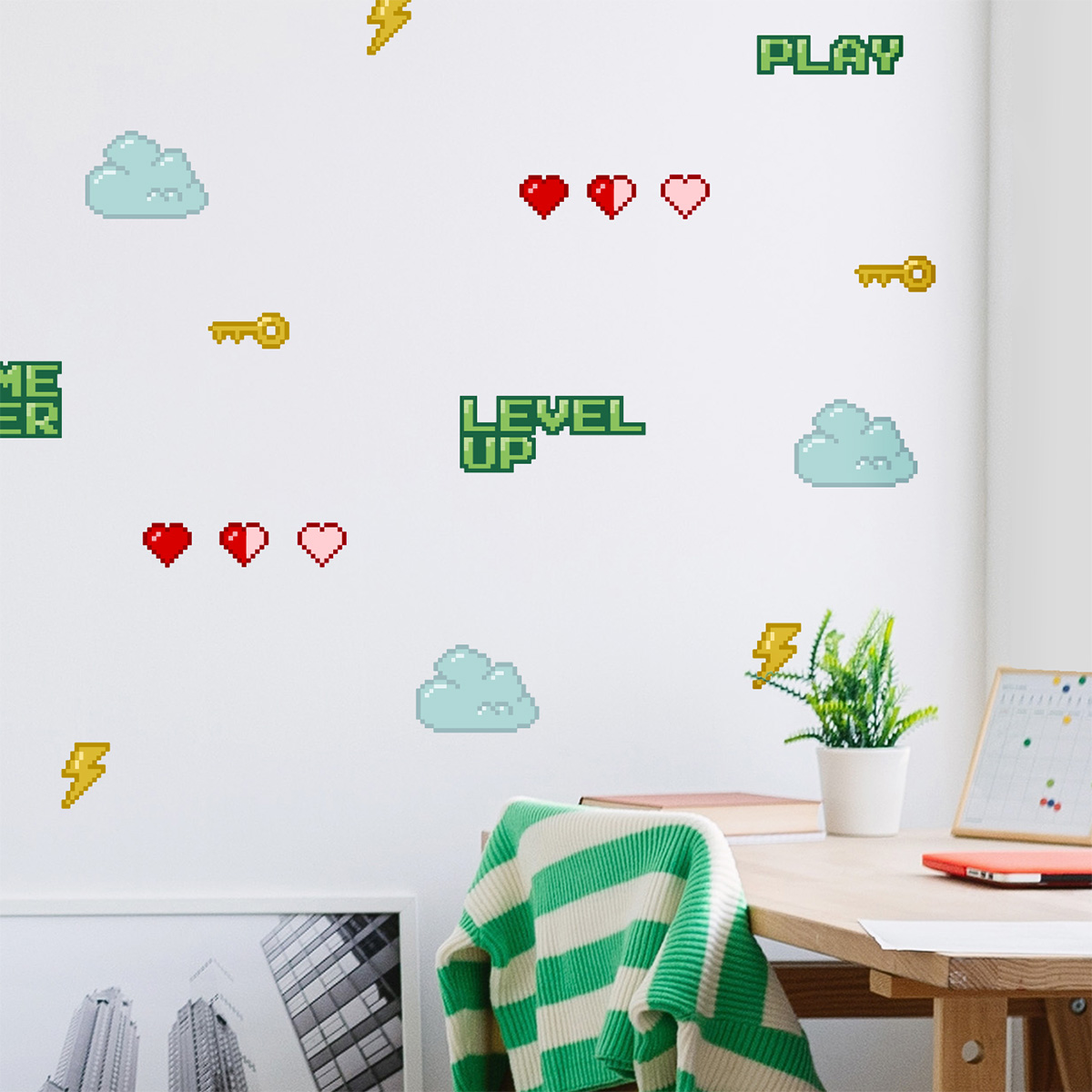 Retro Gaming Wall Decals | Wall Stickers for Kids' Rooms