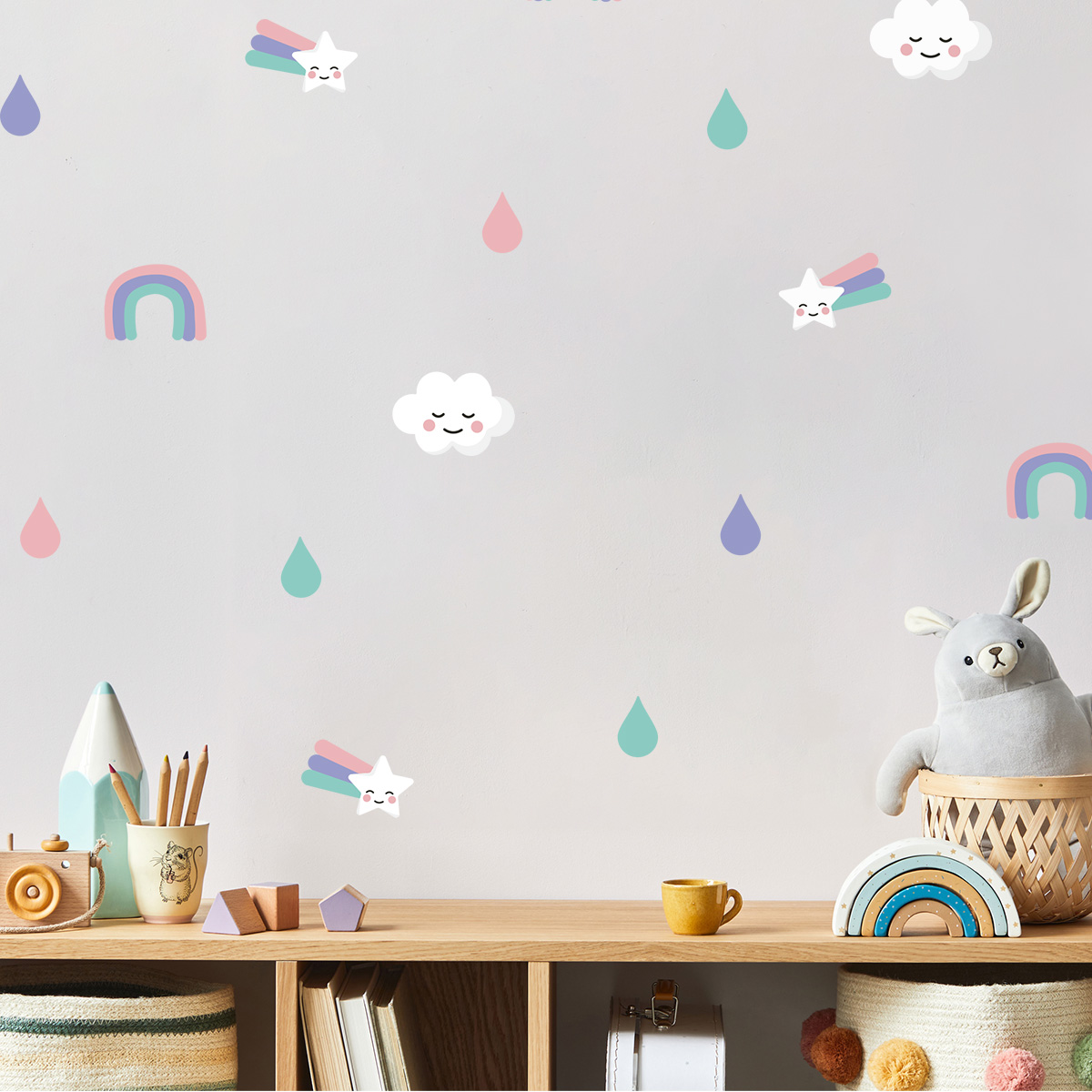 Create a Magical Space with Rainbow Wall Decals